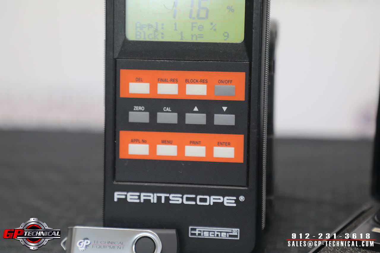 Fischer Feritscope MP30 Ferrite Content Tester Kit w/Probe! - GP Technical
